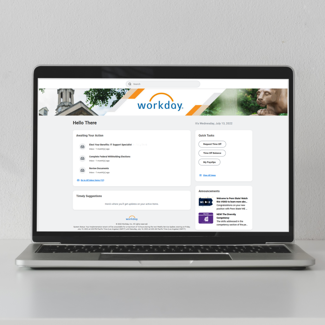 New Workday user interface to debut in August | Penn State University